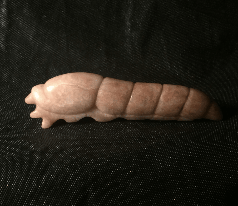 Alabaster Caterpillar by Frank Goff – Art Ventures NWA