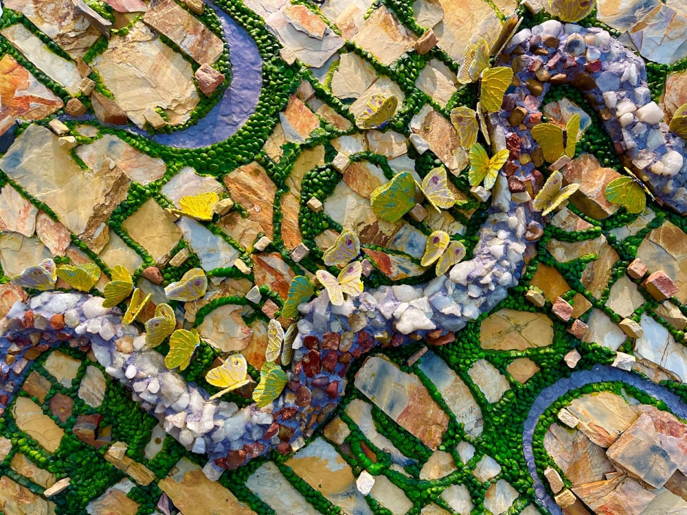 Crystalline Meandering Lines by Frank Goff – Art Ventures NWA